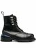 Ботинки TOGA Lace-up ankle leather boots, размер 39, черный