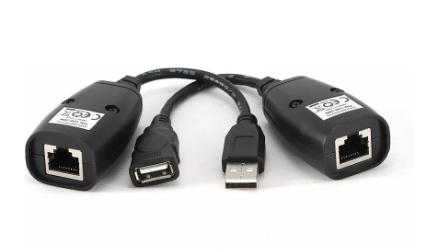 Удлинитель USB 2,0 30м по витой паре Cablexpert UAE-30M, AM-AF/RJ45Fx2