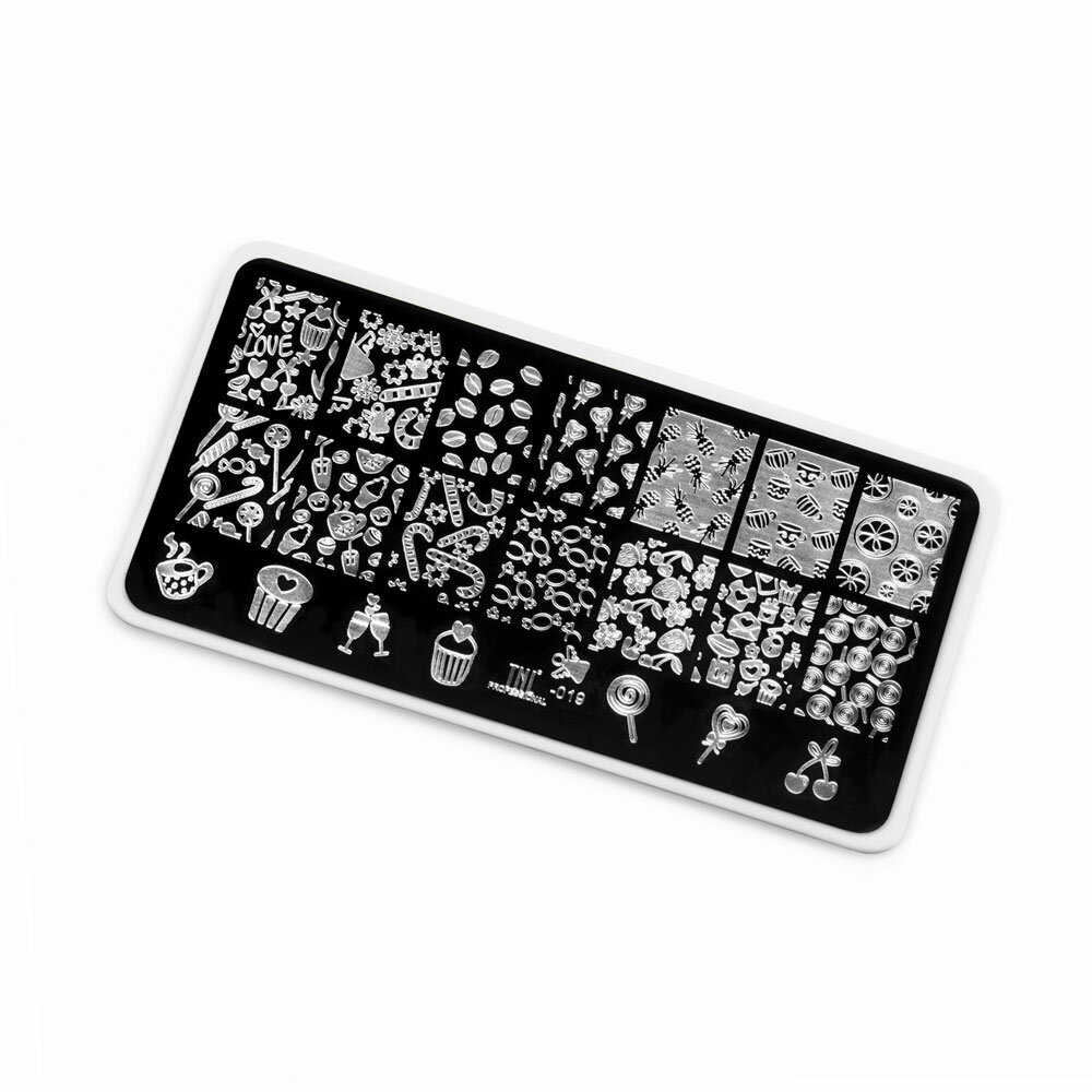 Tnl premium пластина для стемпинга №19 - сладкая жизнь