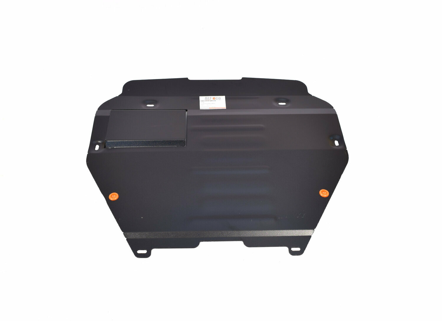 Защита ALFeco картера двигателя и кпп для VW Multivan 2003-, V-все / Transporter 2003-, V-все / Caravelle 2003-, V-все. На пыльник (Сталь 2 мм) арт. ALF2634st