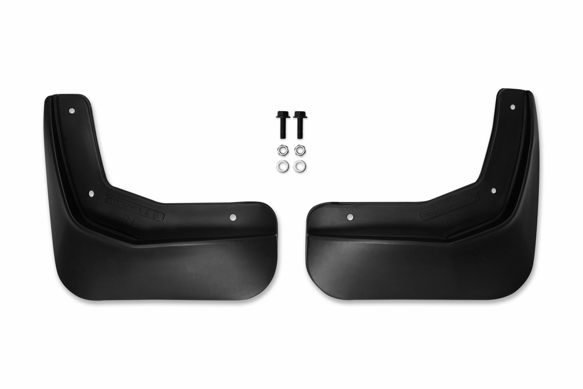 Брызговики Adamauto (оригинальный крепёж), задние на Kia Rio X (2020-)