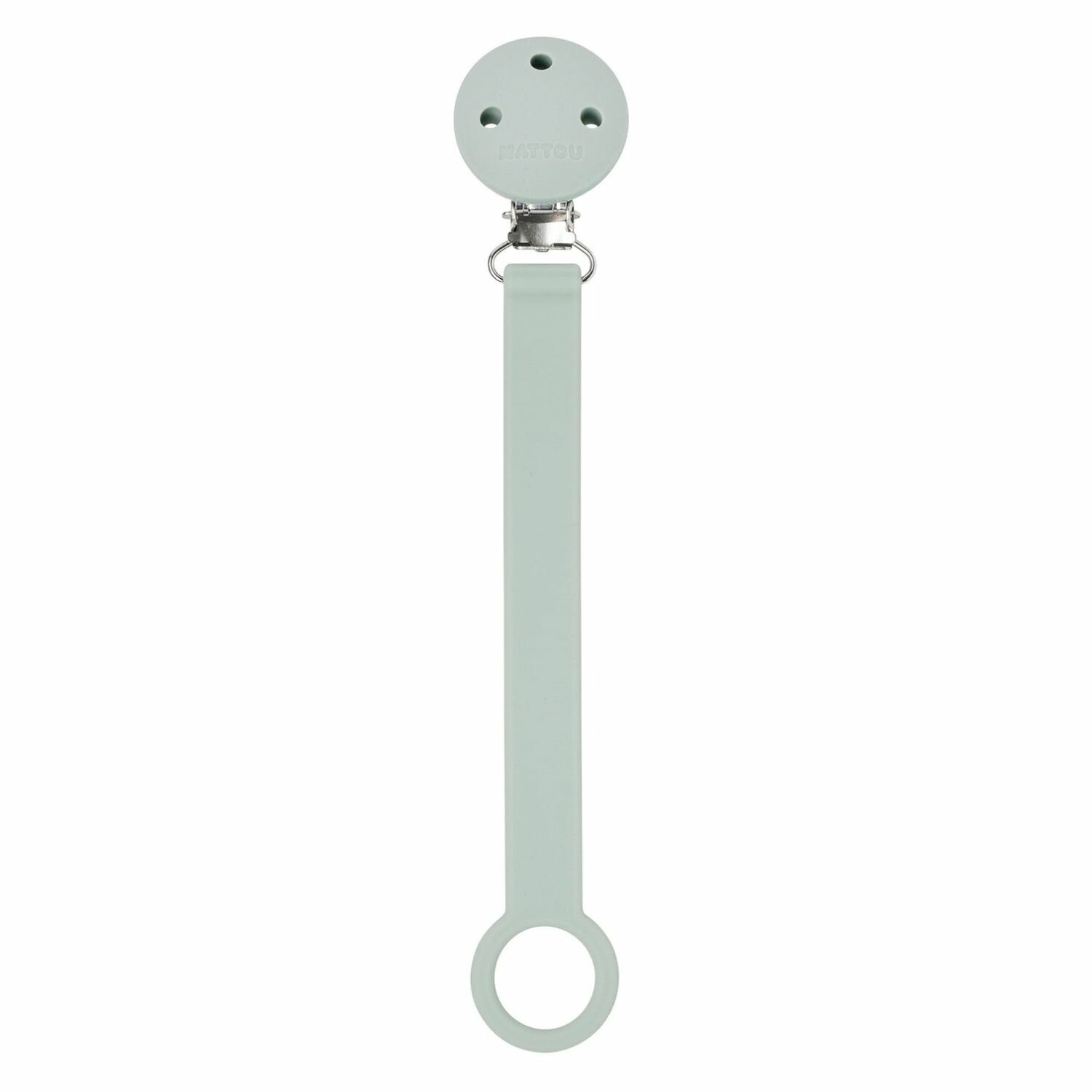 Держатель Nattou для фиксации соски Pacifinder Lapidou sage green 875516