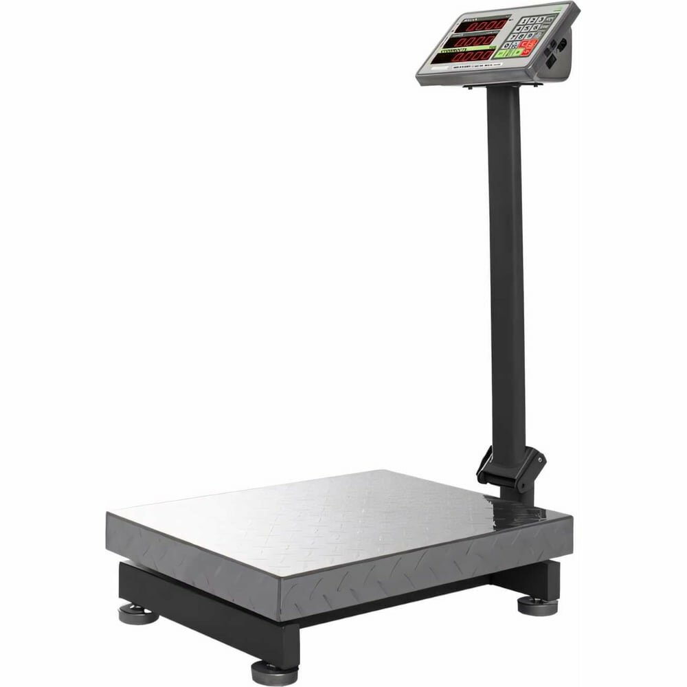Весы M-ER 335ACLP-150.20 электронные напольные промышленные, серый хром, средний класс точности III, внешняя калибровка