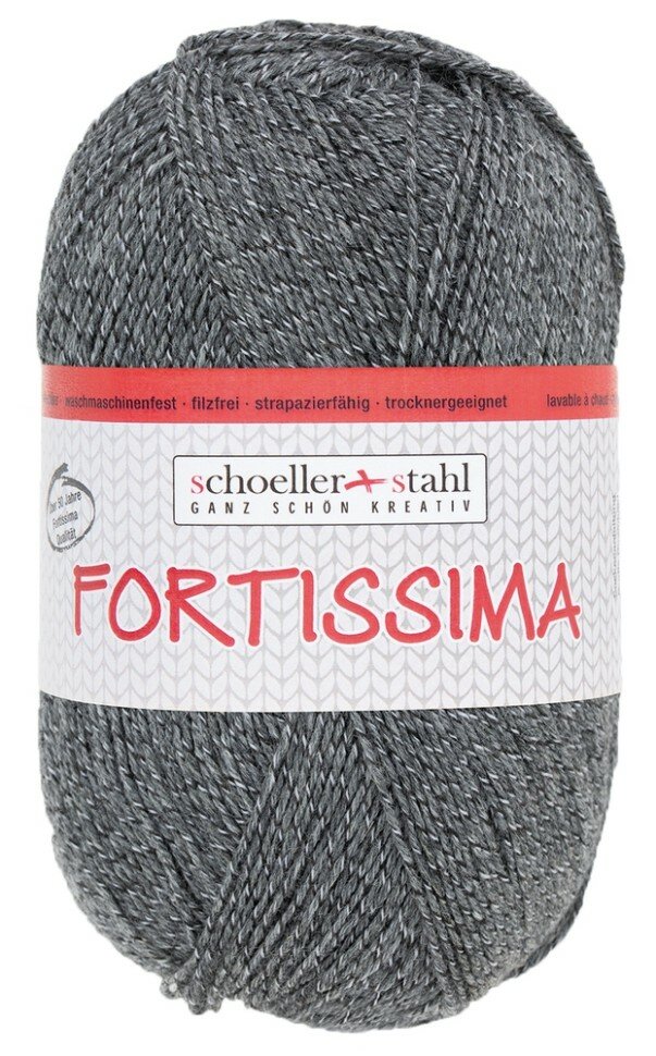 Пряжа Austermann 90038 Fortissima Socka 4-fach Uni 100 г 420 м #2062
