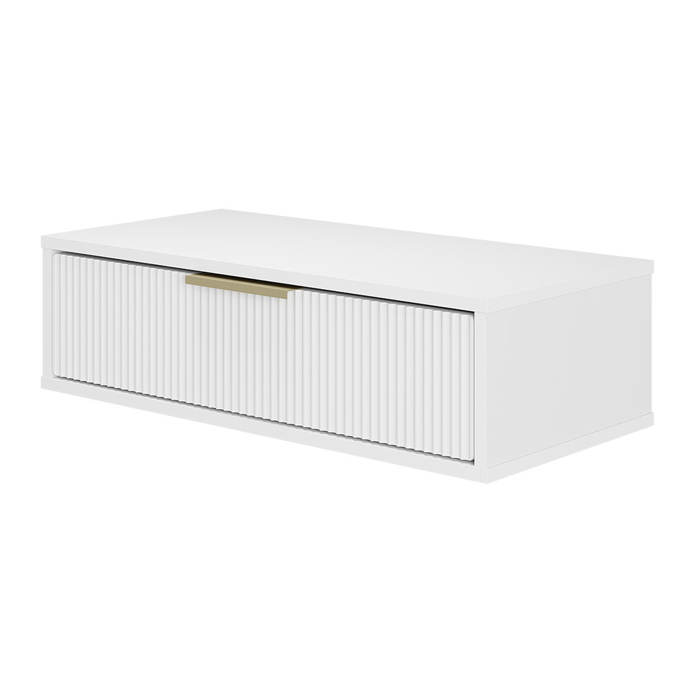 Тумба консоль Арника Хилл Белая Шагрень/Белый Размеры: Высота 202мм Глубина 350мм Ширина 720мм