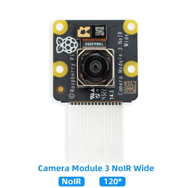 Камера Raspberry Pi 3 NoIR Wide 120°