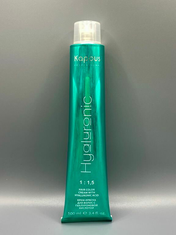 Kapous Крем-краска для волос 9.21 Hyaluronic acid Очень светлый блондин 100 мл