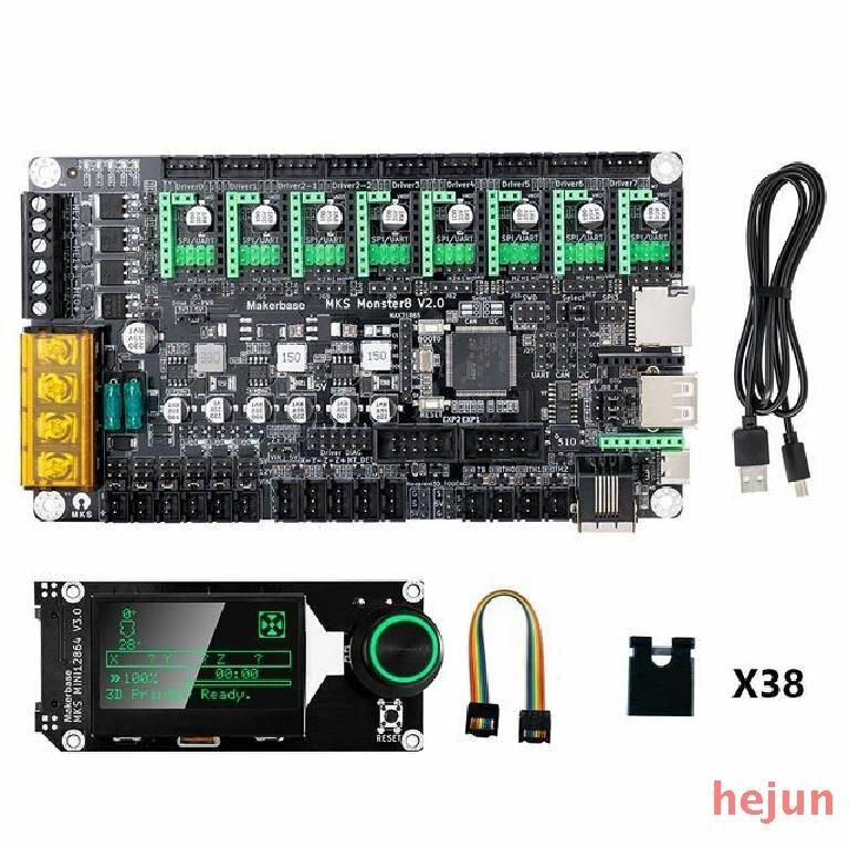 3D-принтер, оснащенный платой MKS Monster8 V2 для 8-осного принтера, совместимый с машиной Voron. -sz