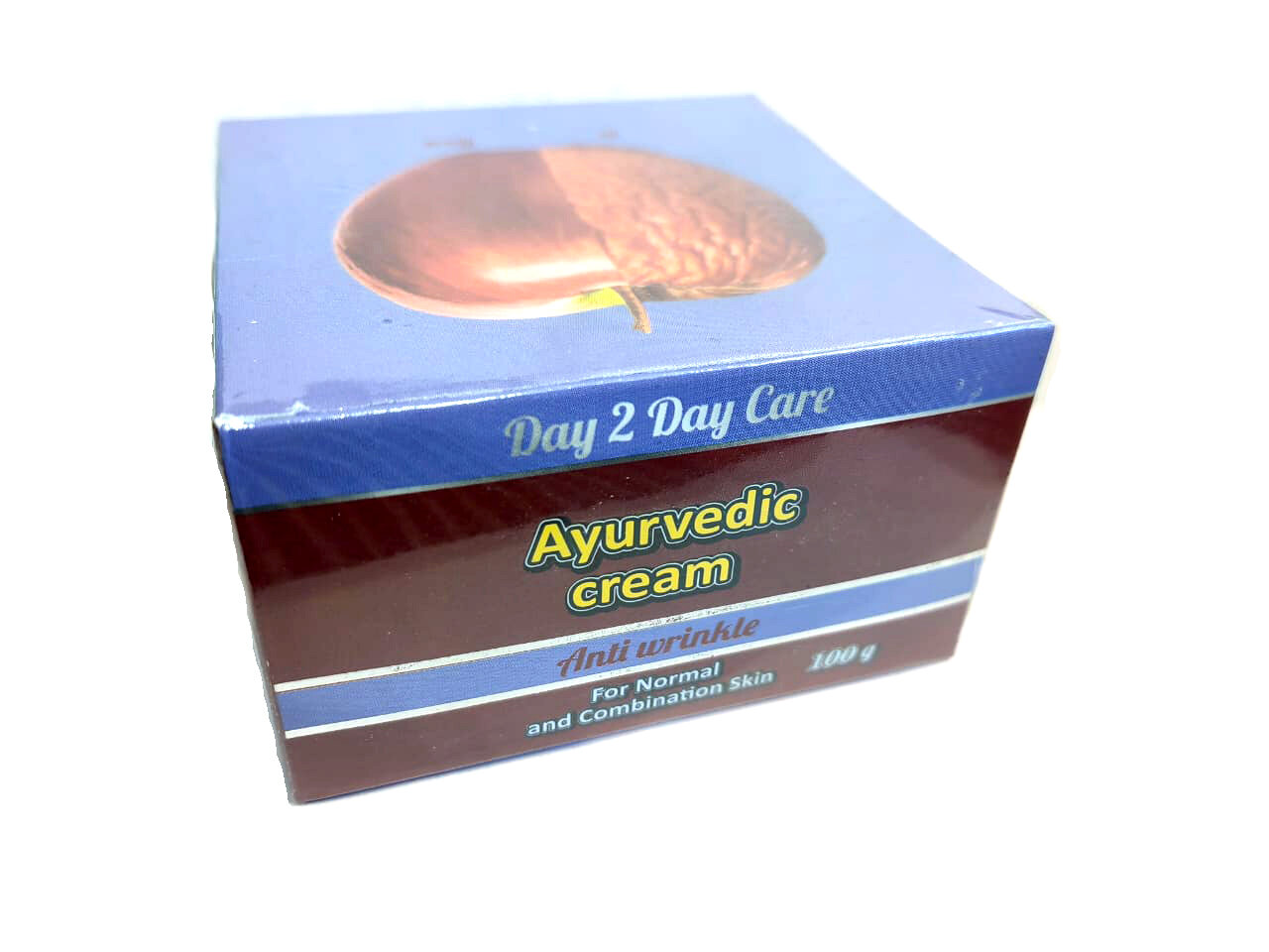 Ayurvedic Cream ANTI WRINKLE, Day 2 Day Care (Аюрведический крем для лица от морщин Для Нормальной и Комбинированной Кожи, Дэй ту Дэй Кэр), 100 г.
