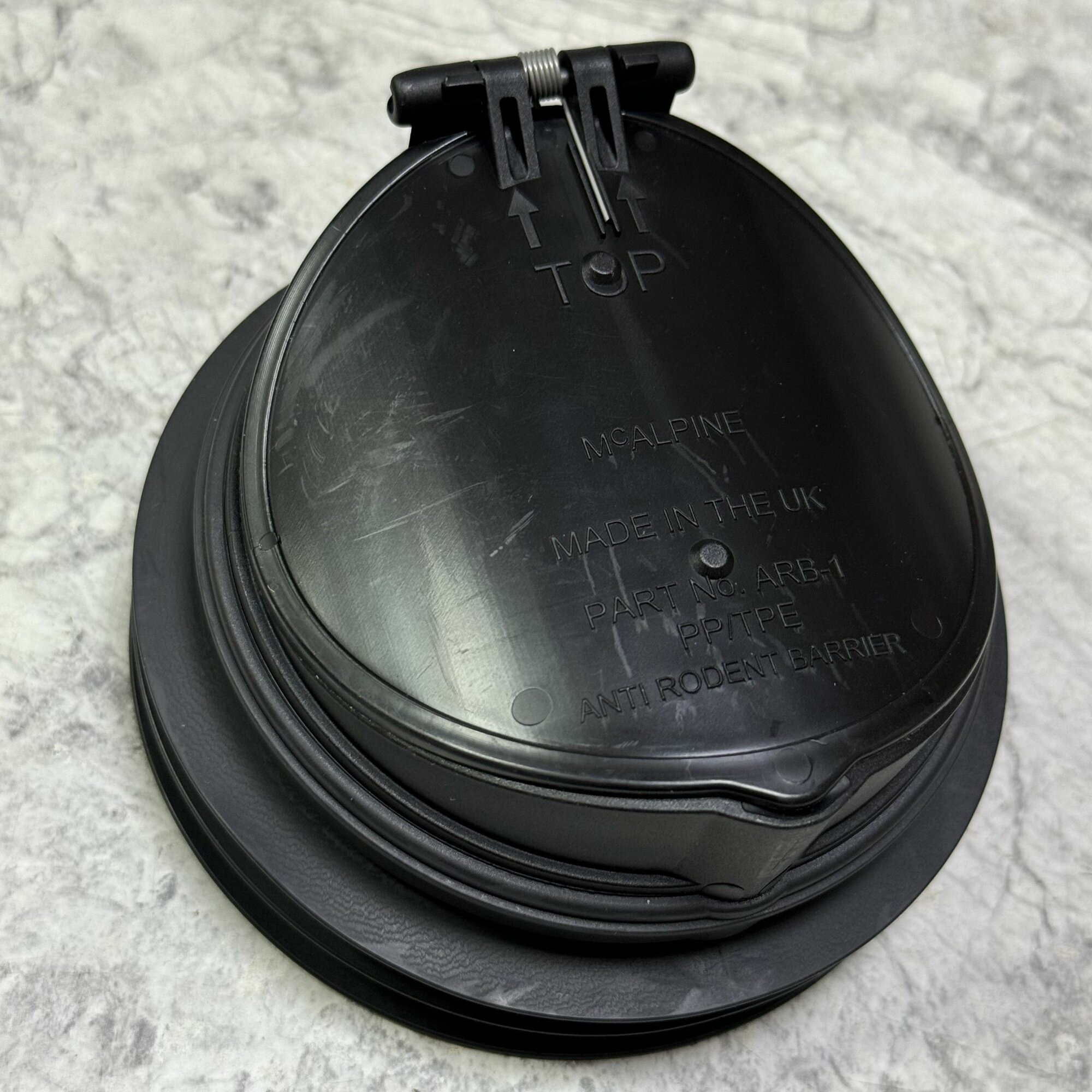 Обратный клапан McAlpine ARB-1 110х90 (барьер анти-крыса)