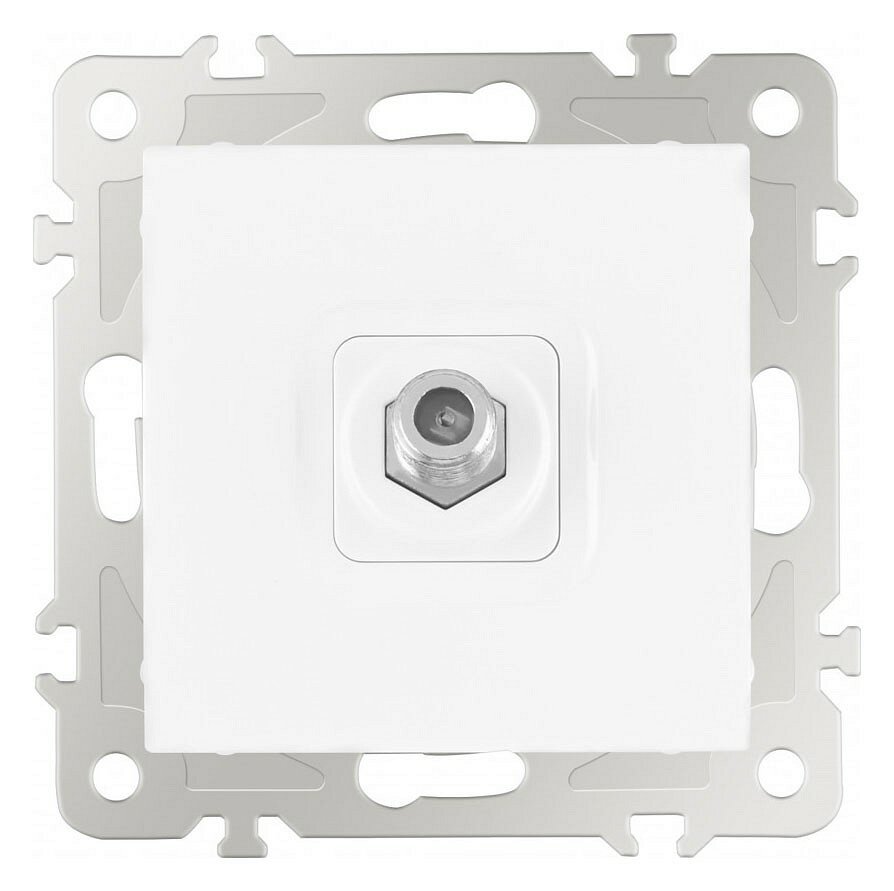 ТВ-розетка без рамки Arte Milano am-206 206.42-1. white
