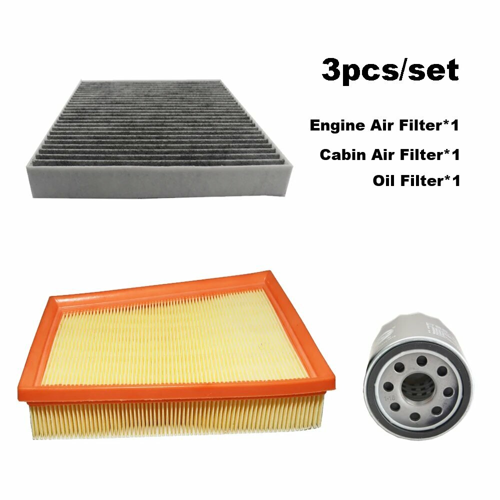 Набор фильтров для Buick Encore GX 1,3 T 20T PLUS Envista 1,5 T Chevrolet Trailblazer Seeker, воздушный масляный фильтр для салона двигателя 42712666, 3 шт.