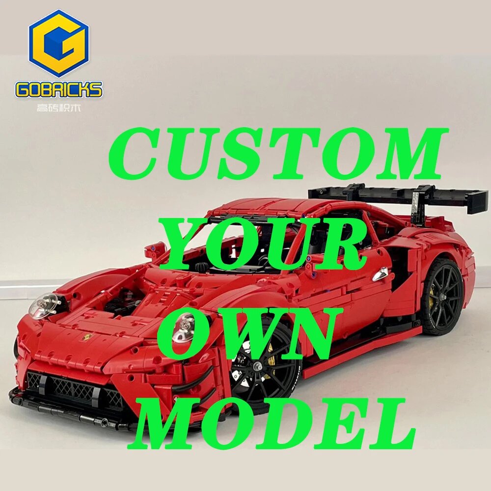 Gobricks пластиковые строительные блоки MOC набор