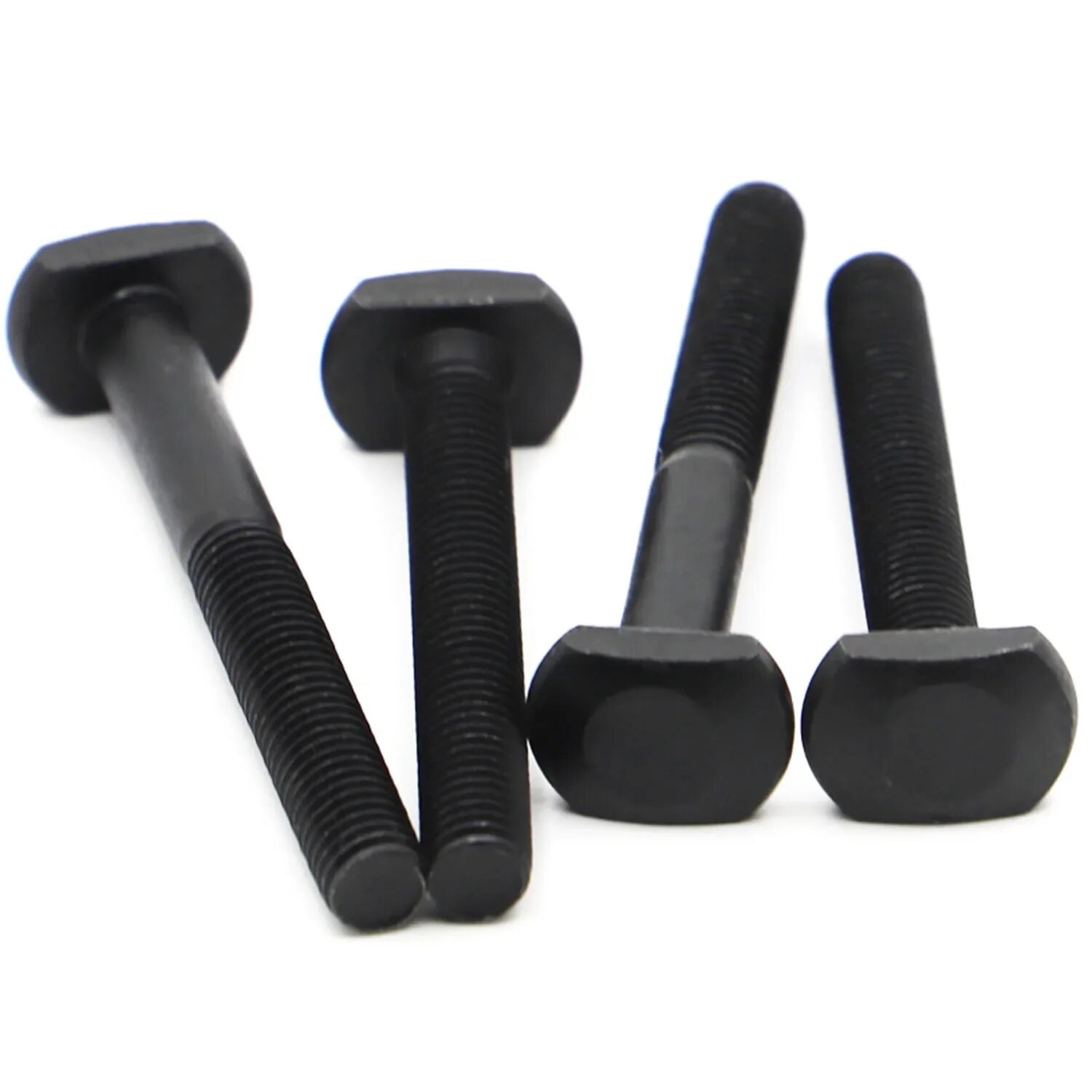 Черная углеродистая сталь Т-образный перфоратор Винт для фрезерного станка M6 M8 M10 M12 Резьбовой стержень Зажимной колпачок Болт с Т-образным пазом Болты с Т-образной головкой GB37