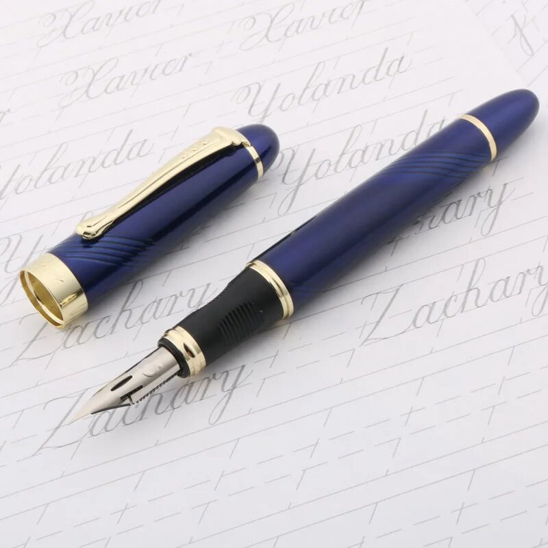 Перьевая ручка Jinhao 450 медная Темно-синий, Синий