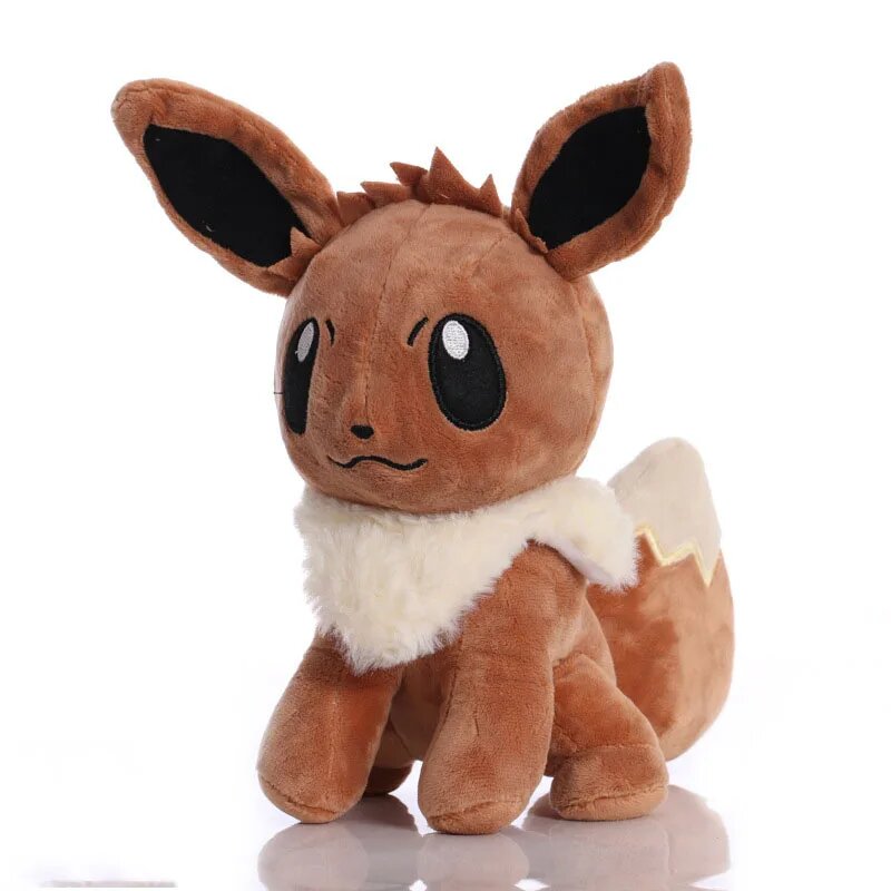 Мягкая игрушка TAKARA TOMY Pokemon многоцветная 16-25 см Коричневый, 20cm Eevee