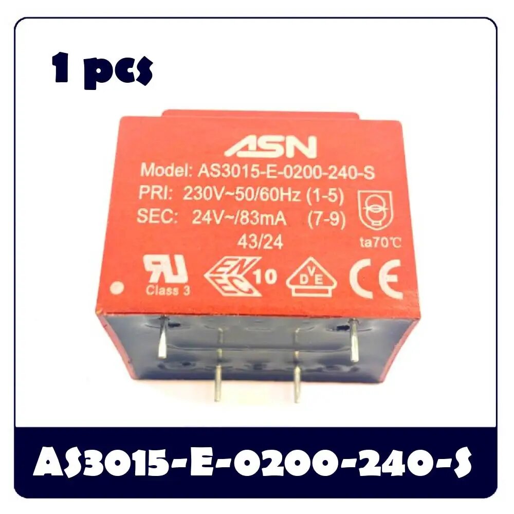 VAOHM Трансформатор EI Core 220/230 В AS3015-E 9/12/15/24 В AS3015-E-0200-240-S