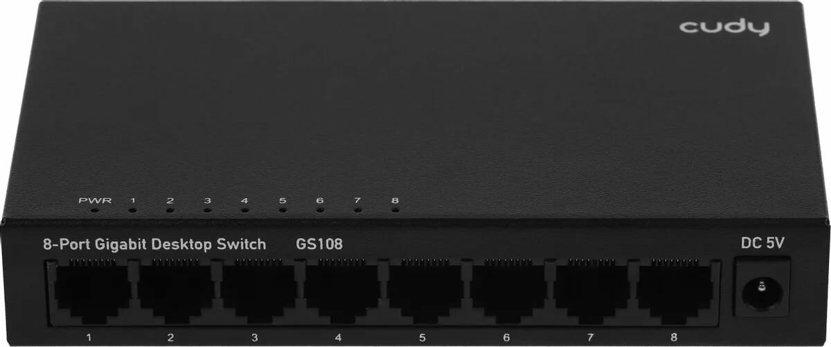 Коммутатор Cudy GS108 (L2) 8x1Гбит/с неуправляемый