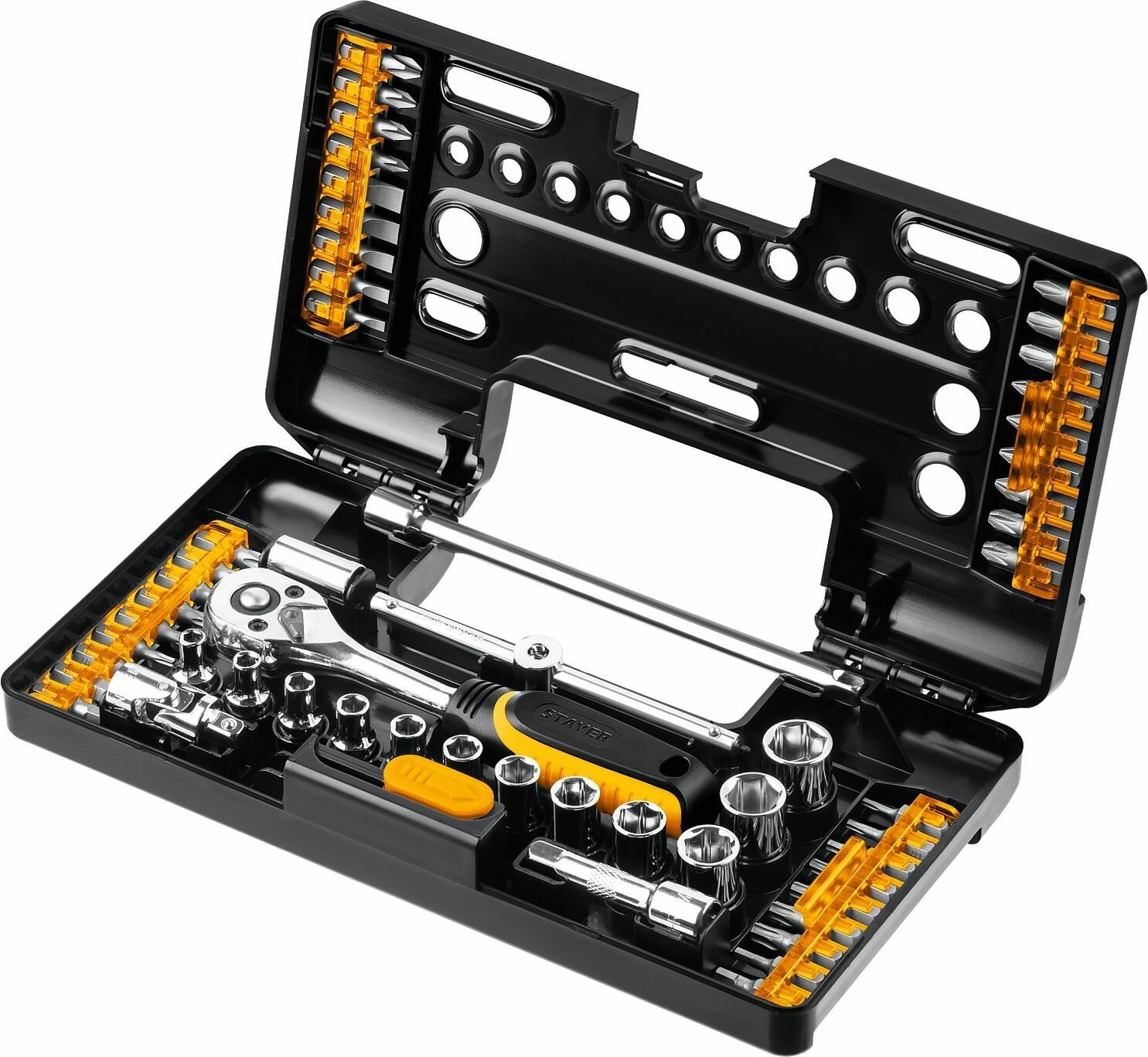 Универсальный набор инструмента 57 предметов Stayer 27760-H57