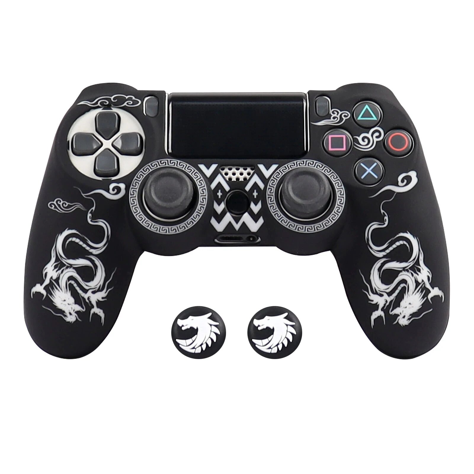 Силиконовый чехол для контроллера Playstation 4 Ralan белый A0556-3