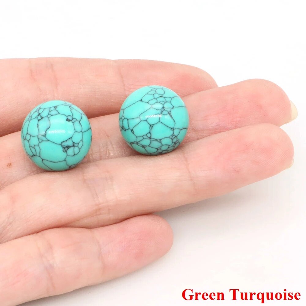 Хрустальная сфера Аметист Обсидиан 16 мм 1 PC, Green Turquoise