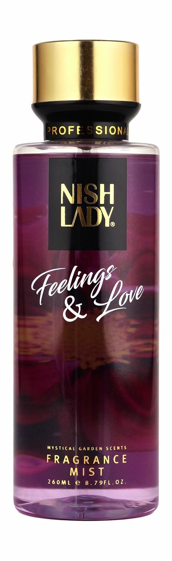 NISHLADY Спрей для тела Body Mist Feelings & Love, 260 мл
