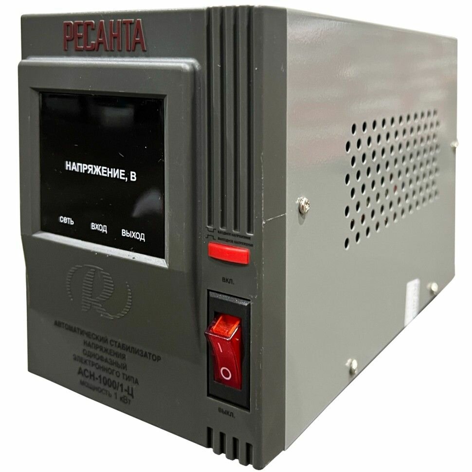 Стабилизатор напряжения однофазный РЕСАНТА ACH-1000/1-Ц (1 кВт)
