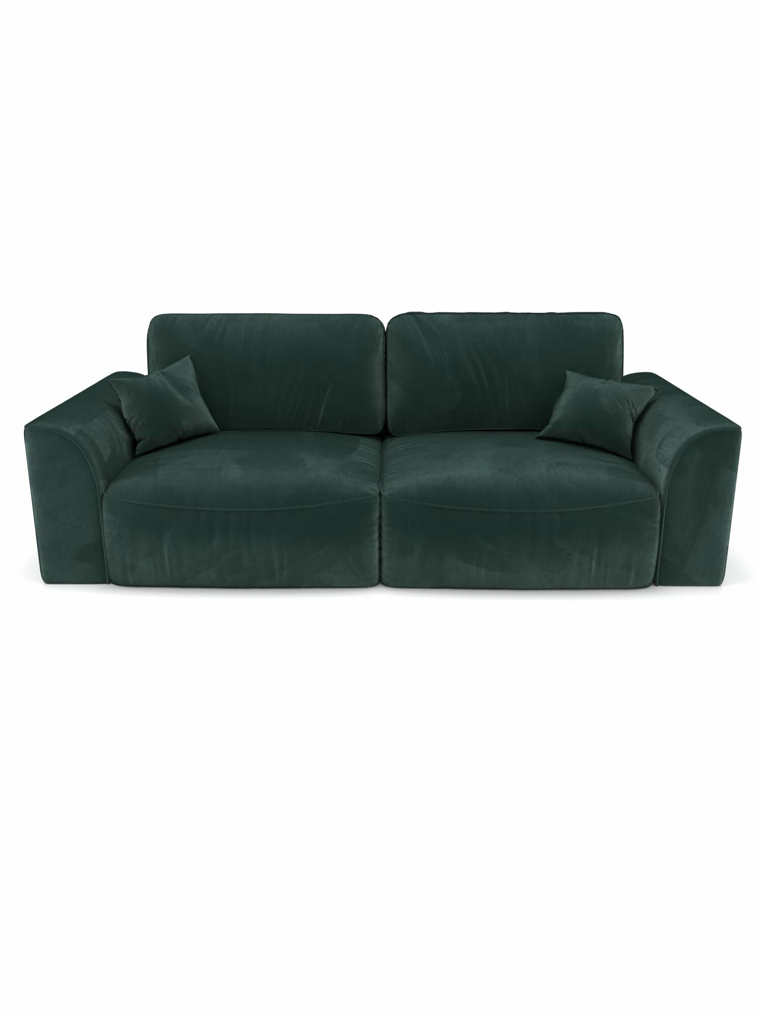 Рафаэль-Слим - прямой раскладной диван кровать , поролон, два ящика, 255х115 см