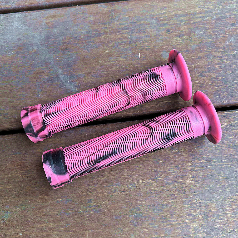 Чехол для руля велосипеда, нескользящий, универсальный, розовый, черный