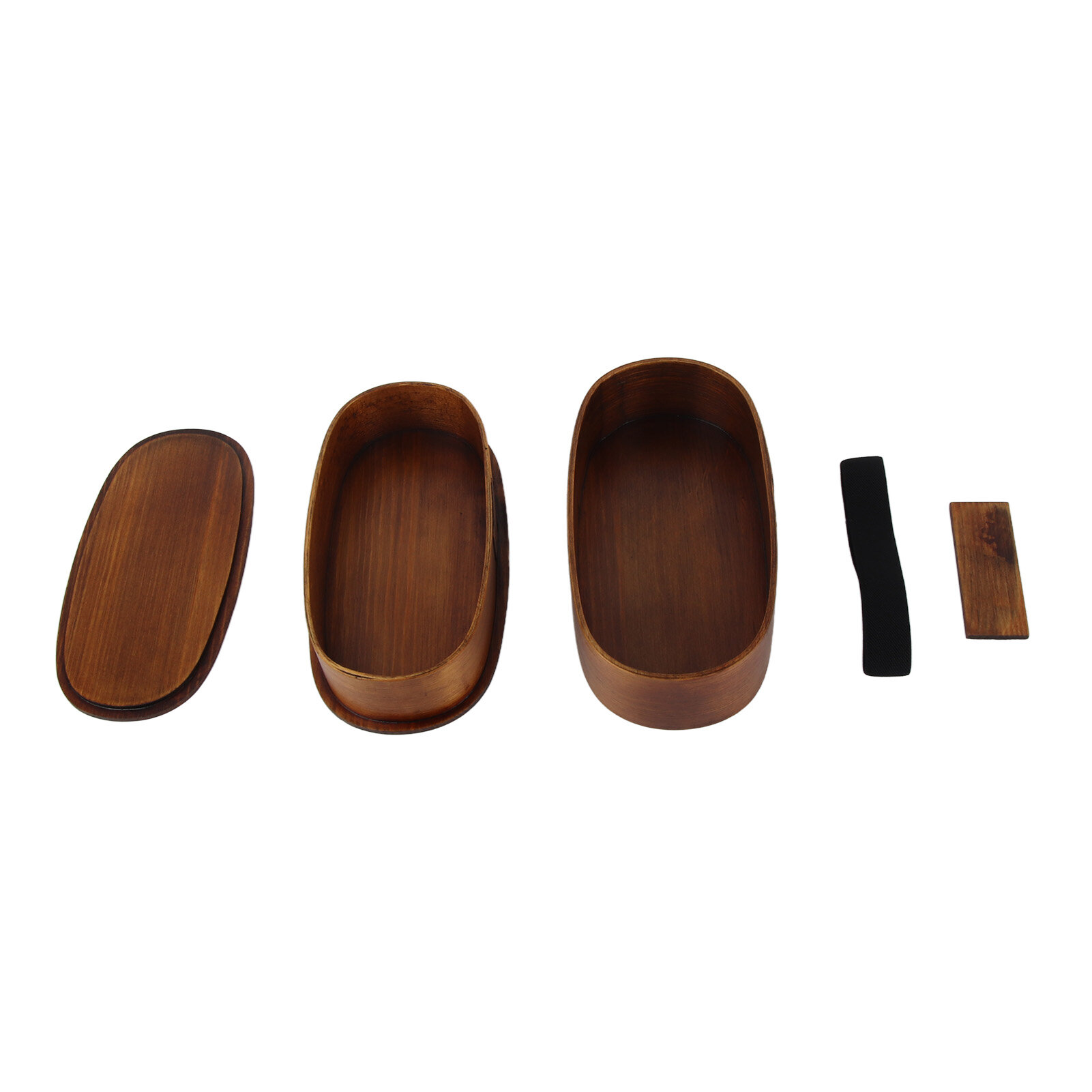 Заборный набор в японском стиле деревянный контейнер для хранения продуктов для студентов 19x10x9.5cmpainted