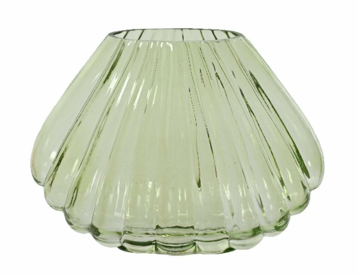 Декоративная ваза, стекло, нежно-зелёный, 29 см, Kaemingk