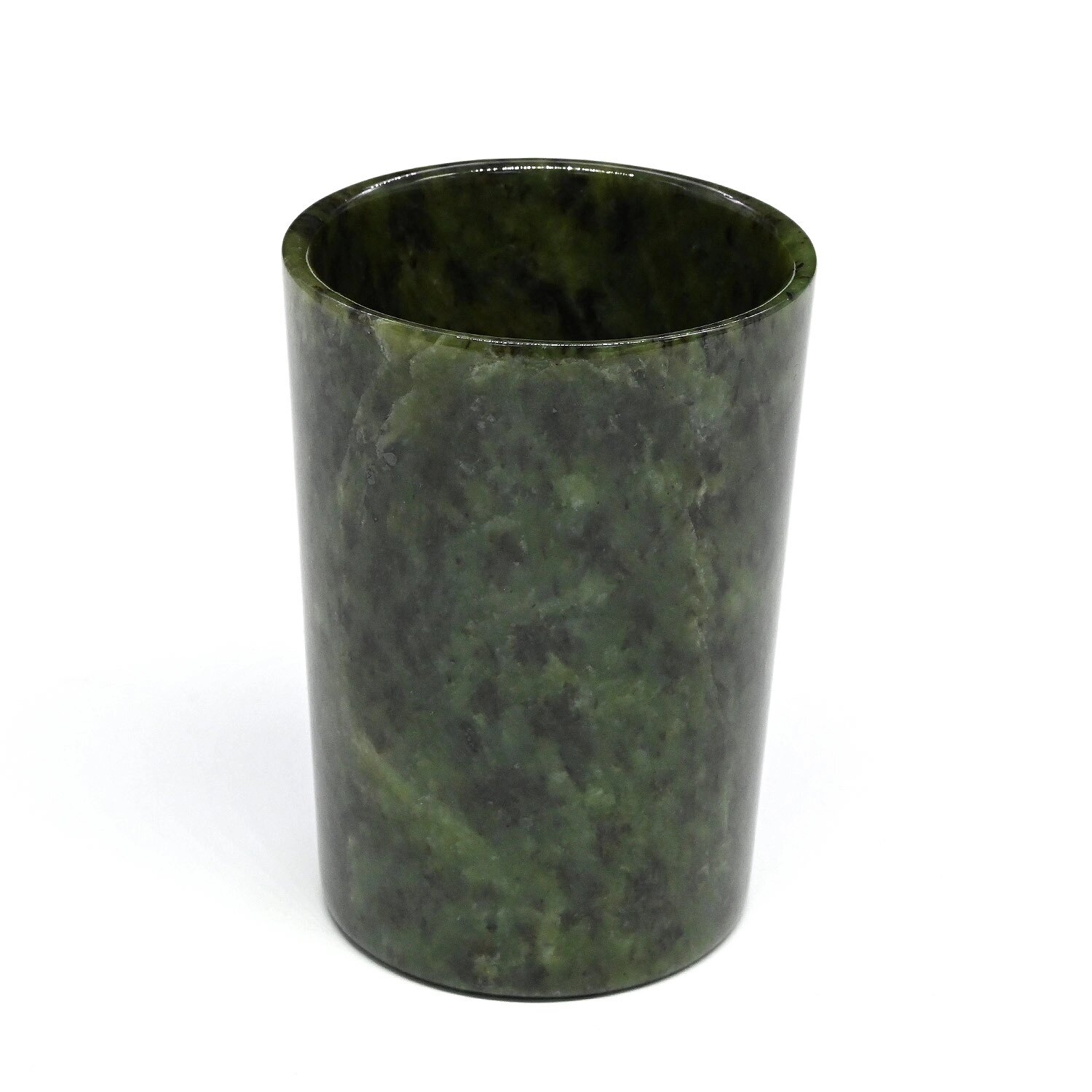 Стакан из камня нефрит 200мл 72*72*102мм .