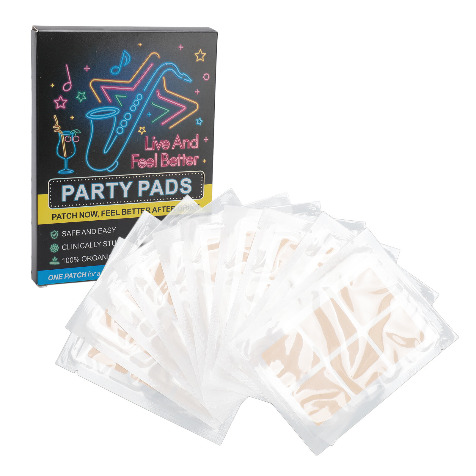 60 шт. патчи для вечеринок, наклейки для пробуждения, обновления после вечеринки, восстановления, облегчения похмелья, патчи для перед употреблением алкоголя