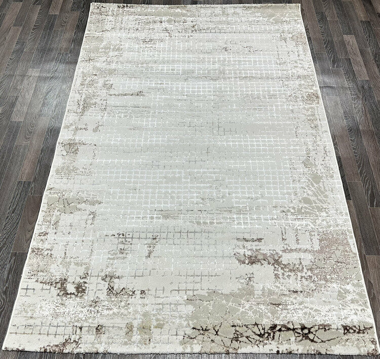 Ковер, Прямой, Бежевый, Коричневый, Серый, Современный, на пол, в гостиную, спальню, в ассортименте (120 см. на 180 см.)