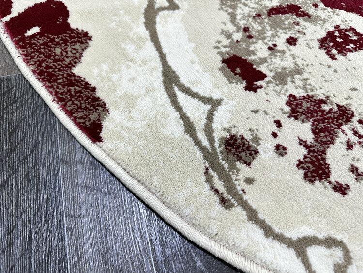 Ковер, Овал, Бежевый, Бордовый, Серый, Современный, на пол, в гостиную, спальню, в ассортименте (120 см. на 180 см.)