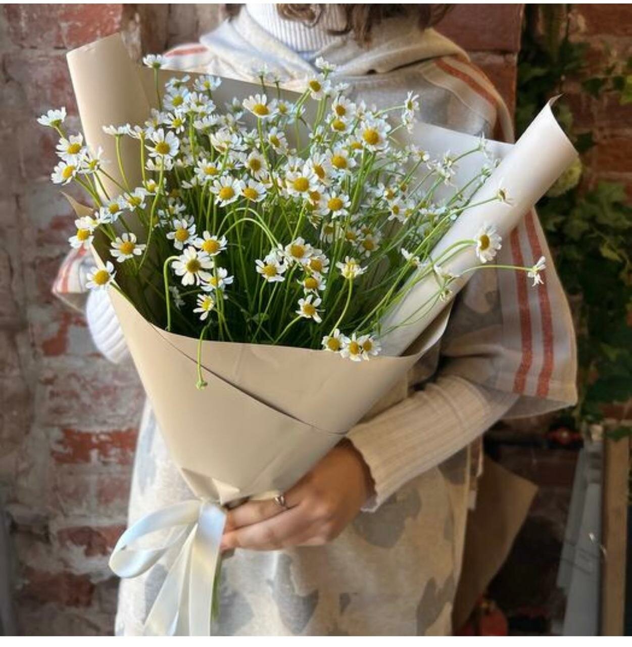 Букет с ромашками