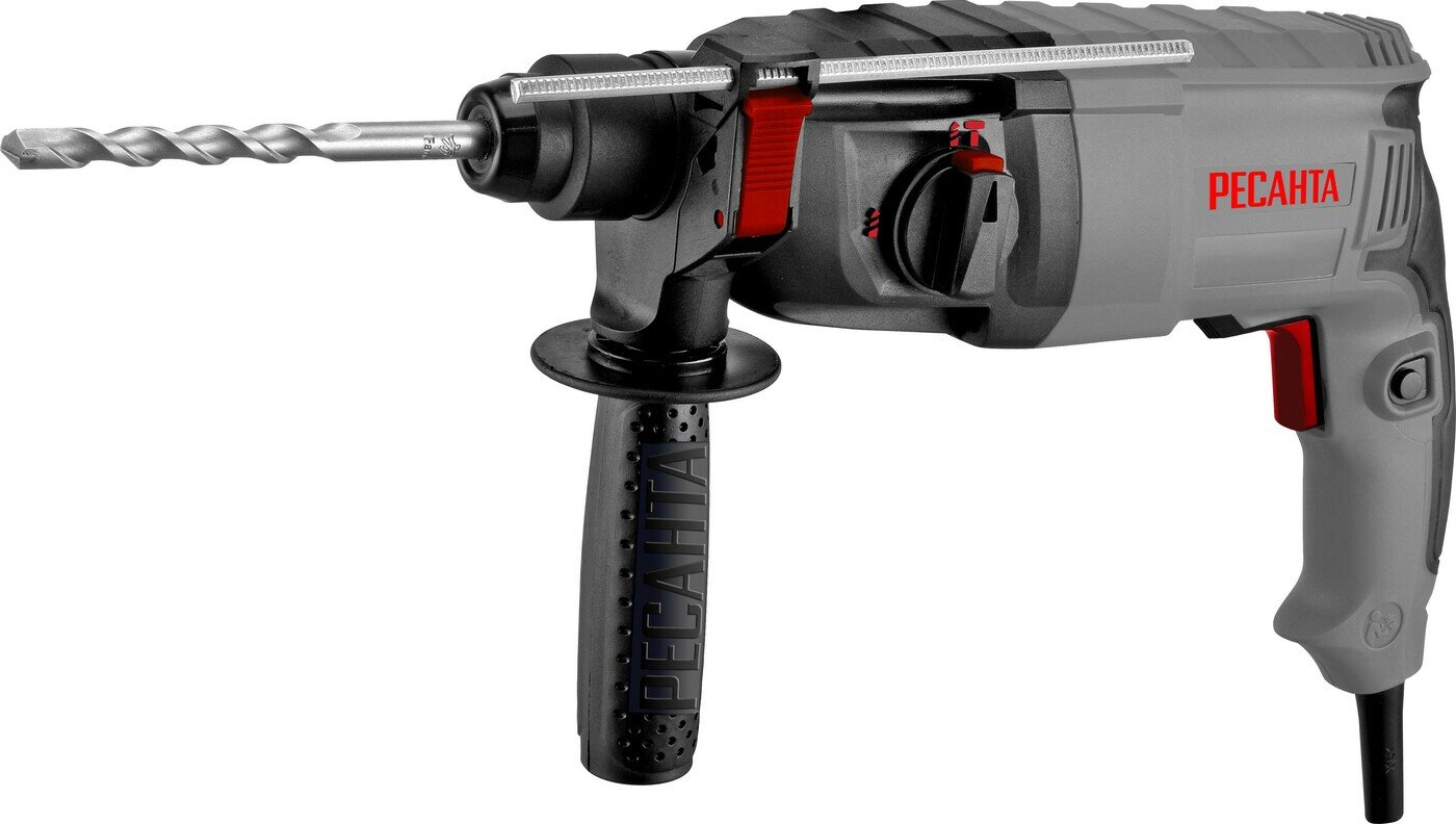 Перфоратор Ресанта П-24-650К, полупрофессиональный, регулировка частоты вращения