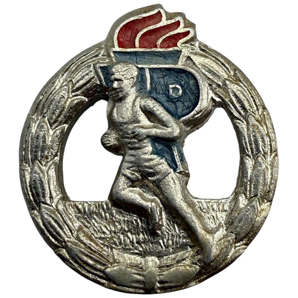 Знак "Летние спортивные соревнования. Пионерская организация имени Эрнста Тельмана" ГДР 1961-1970 г.