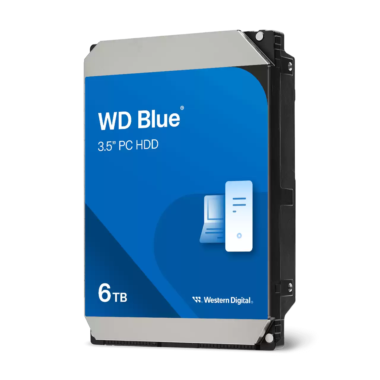 Жесткий диск Western Digital Sata 6TB 6GB/S 256MB Blue Wd60ezax WDC Wd60ezax .