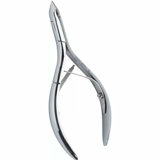 Кусачки для кутикулы Silver Star блестящие Cobalt 02, маленькая пятка, закругленная головка, сэндвич (6мм)