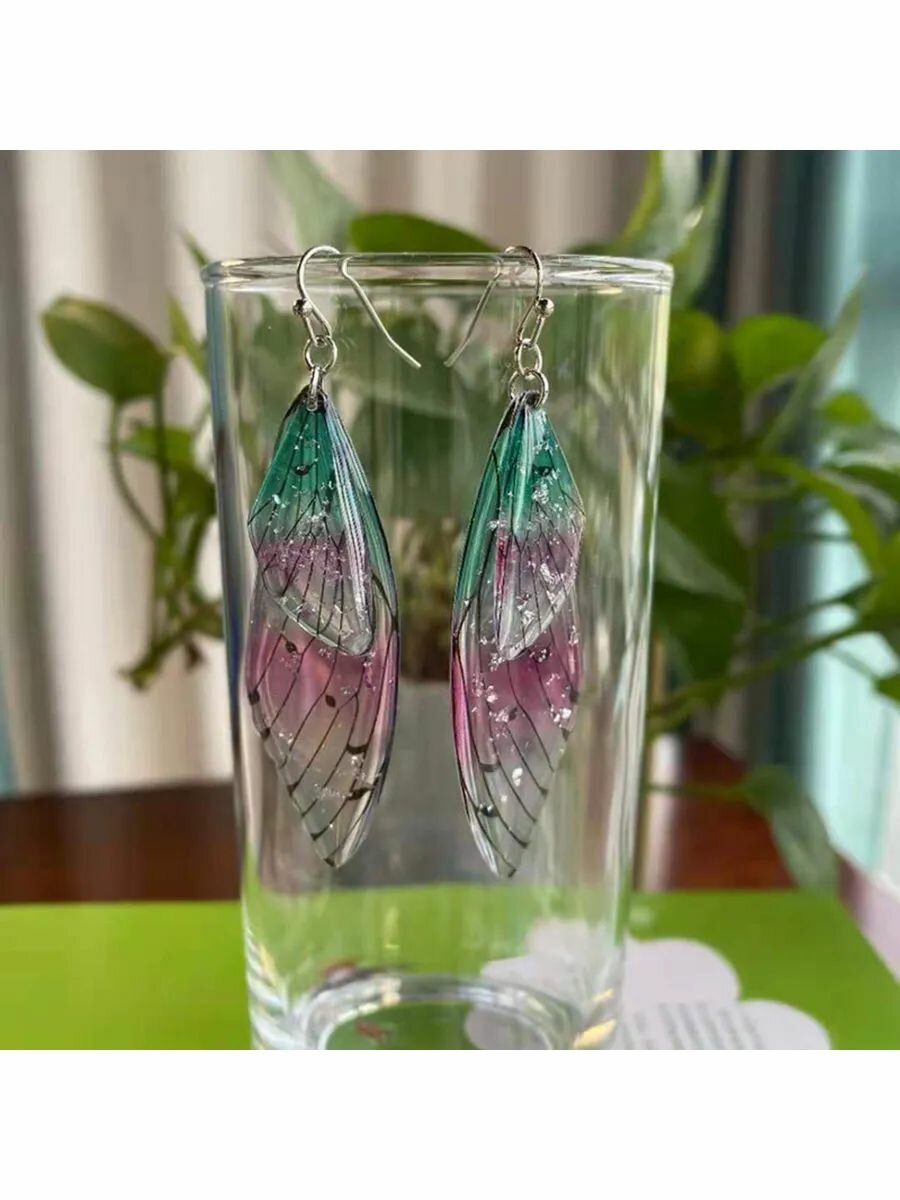 Серьги, искусственный камень