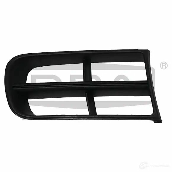 Заглушка бампера AKRADO VAG FABIA, пластик, чёрная, правая, 1 шт