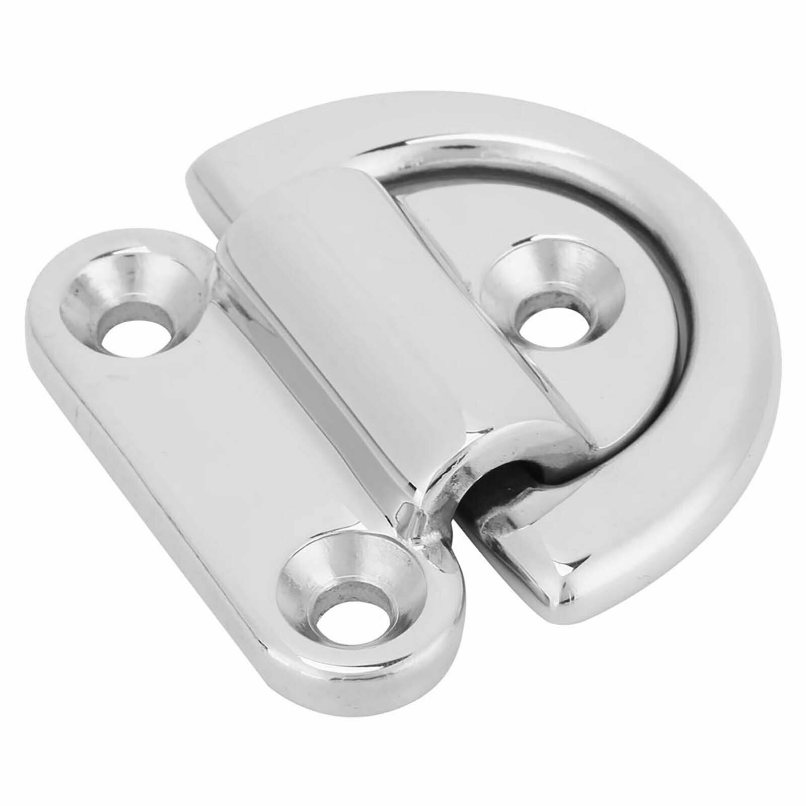 Stainless Steel D Tie-Down Ring, Marine Corrosion-Resistant Boat Use for Yacht Motor