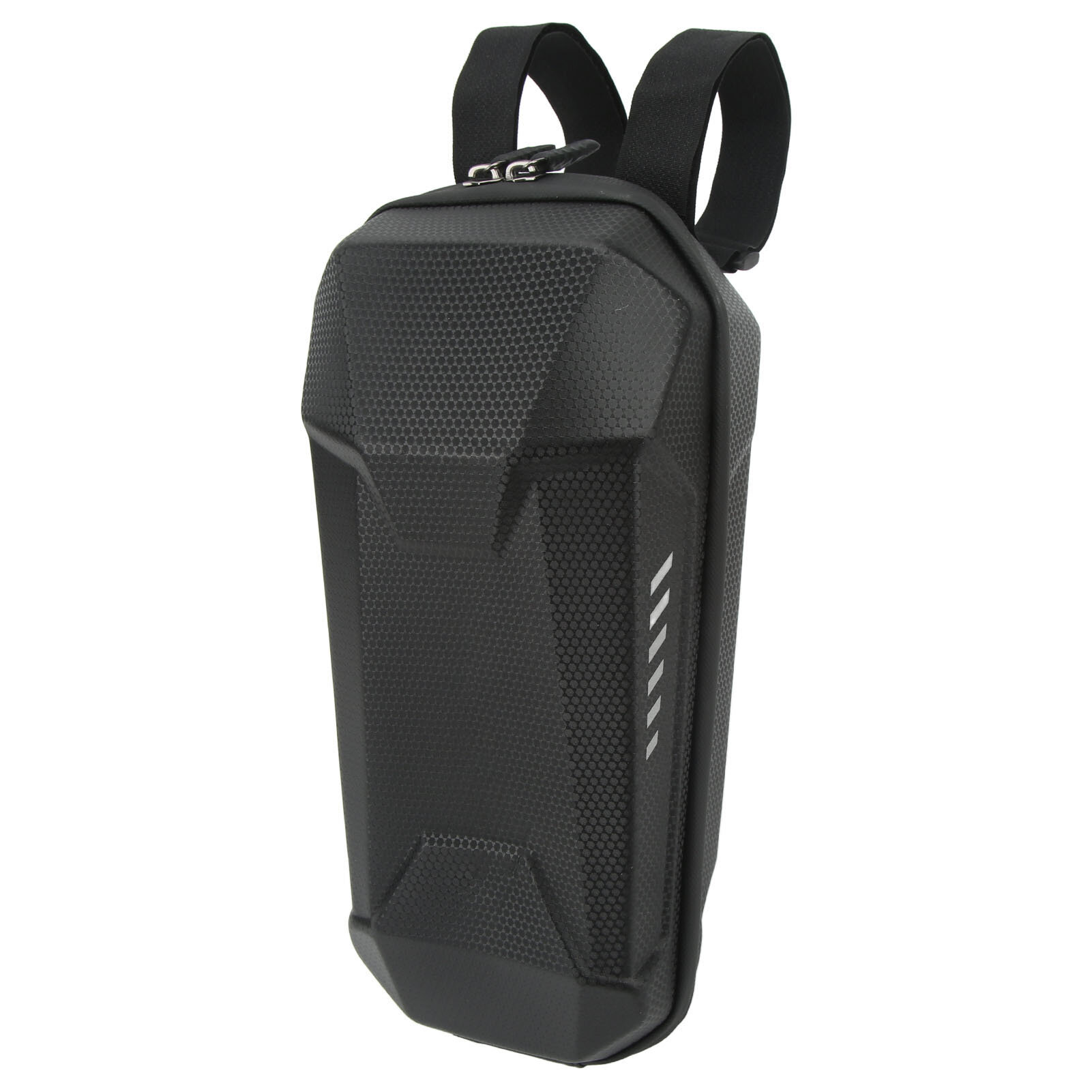 Вместительная сумка для электросамоката из жесткого материала EVA/PU, водонепроницаемая, с застежкой-молнией и сетчатым карманом. Сумка для хранения электросамоката.