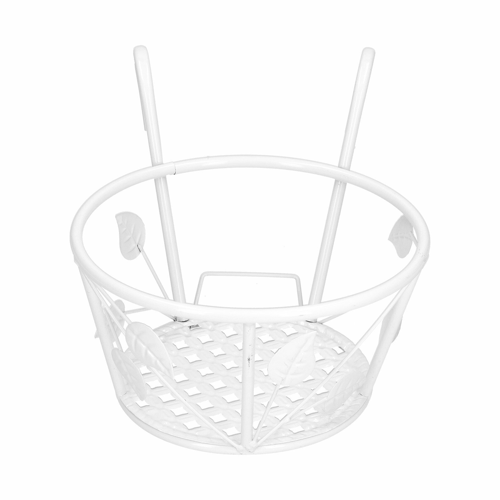 Подвесная стойка для цветочных горшков, уличная подставка для растений, перила, контейнеры для цветов над рейкой, держатель цветочного горшка для патио, сада, балкона, белый