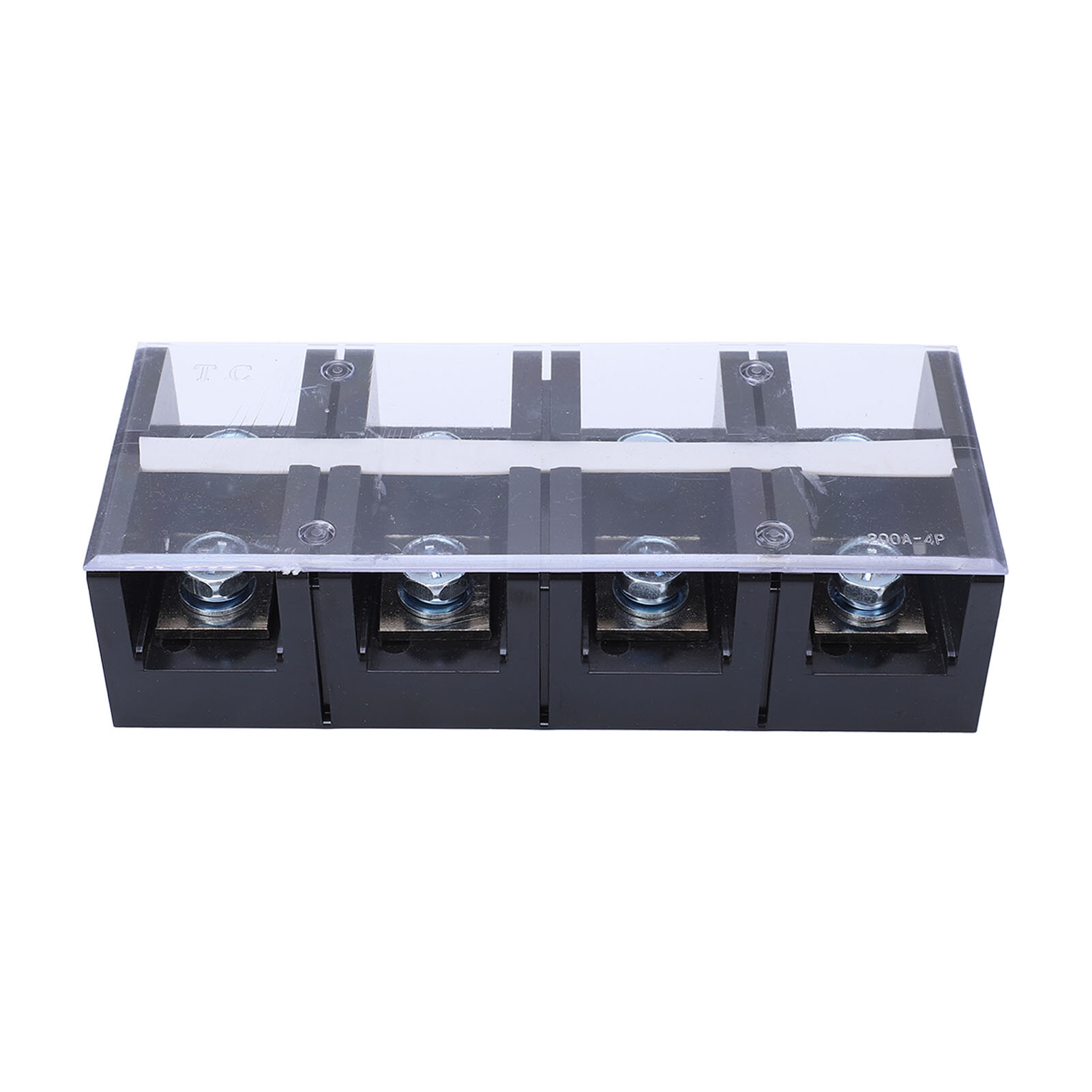 Клеммный блок винтового типа, двухрядный, 4-позиционный, барьер 200 А, барьер для электрического подключения