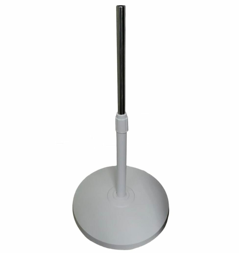 Напольное крепление белое пластик