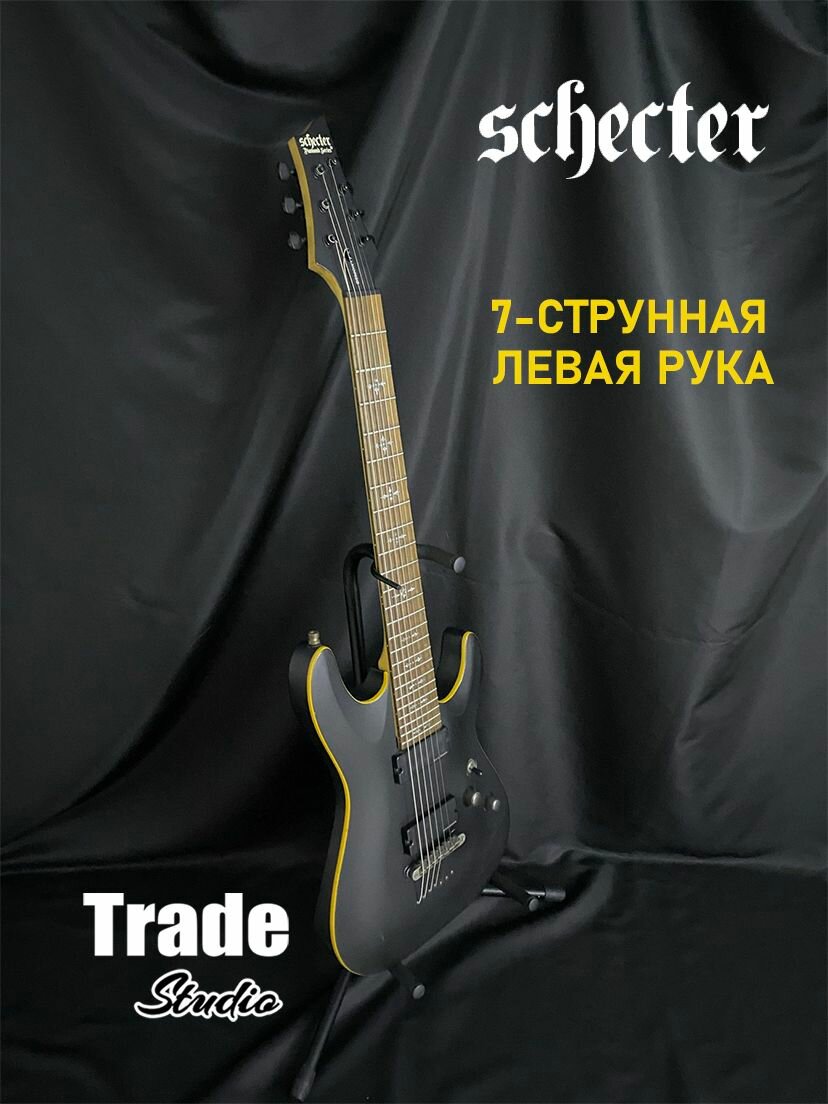 Левосторонняя 7-струнная электрогитара Schecter