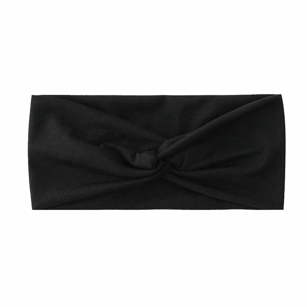 Эластичная нескользящая повязка на голову с широкими полями