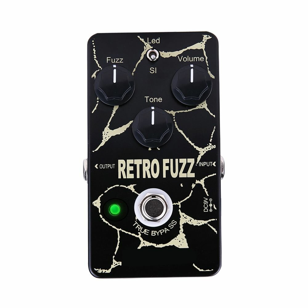 Ammoon RETRO FUZZ Аналоговая педаль эффектов для гитары Fuzz 2 режима